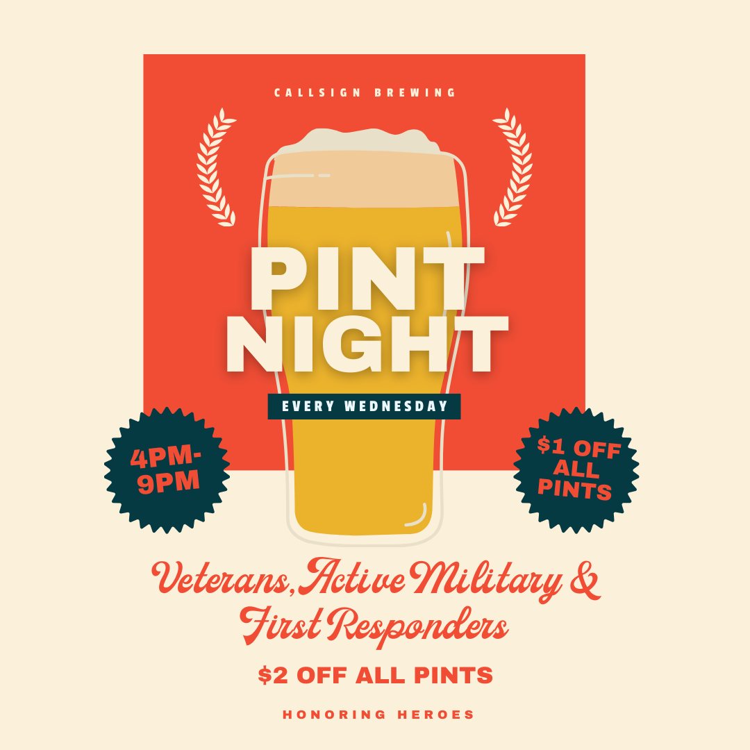 Wednesday Night Pint Night - Callsign Brewery & Taproom